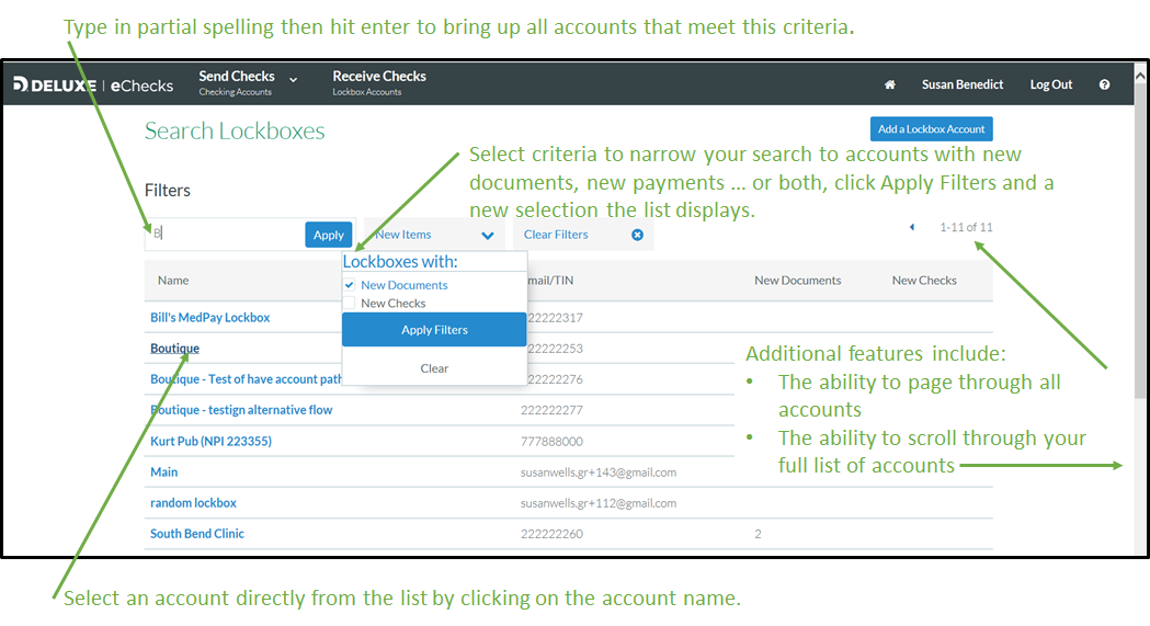 Navigating my Lockbox accounts – MPX
